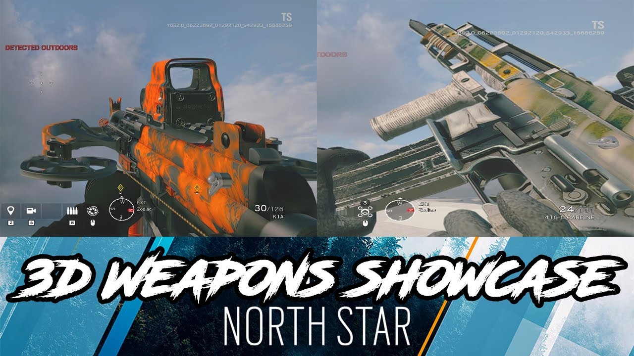 3D Weapons Showcase - Operation North Star | Battle Pass 3D Skins ...