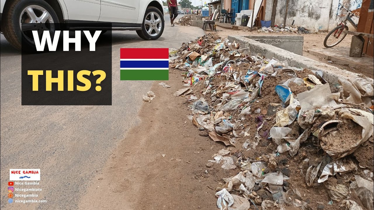 Wow 😮 All these Gabage from Gutters in The Gambia - YouTube