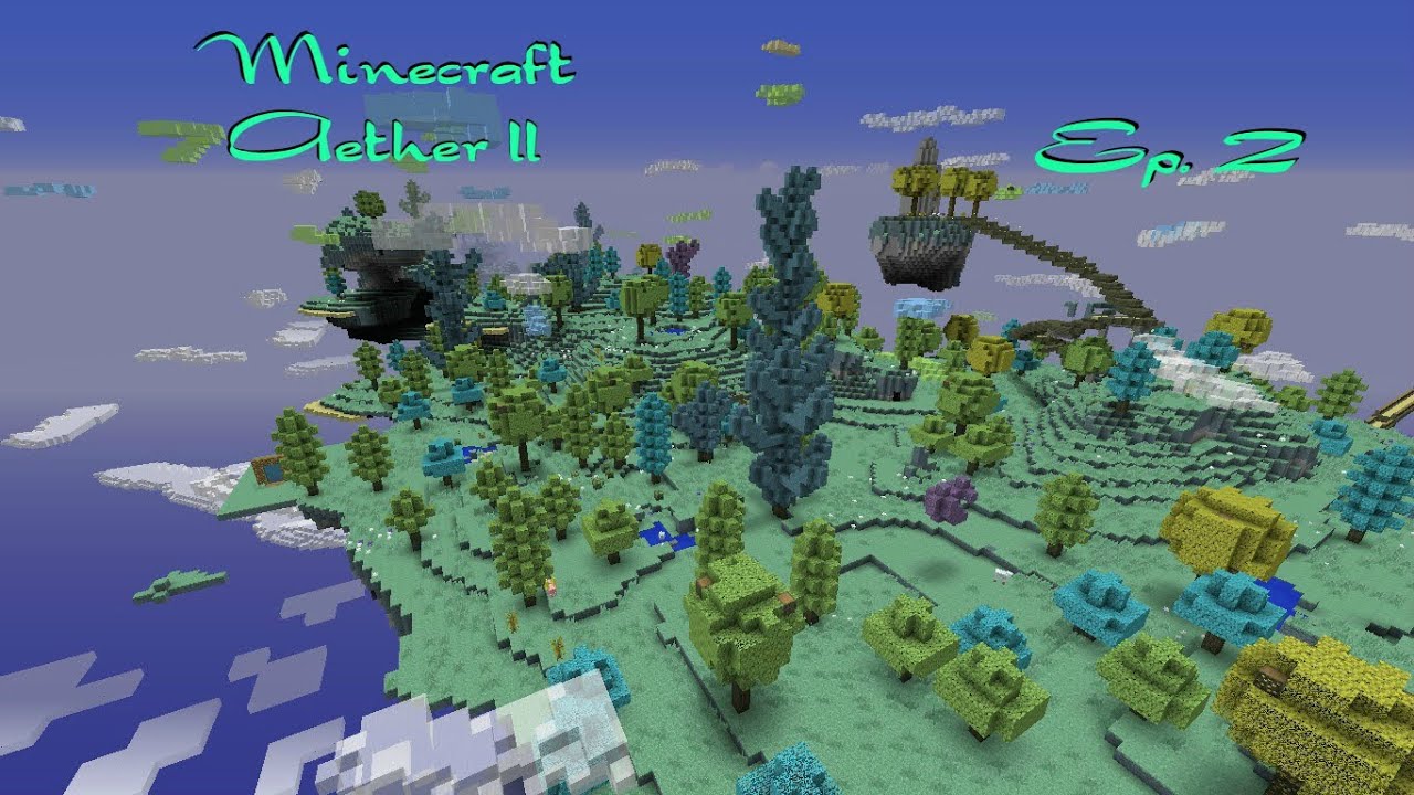 Minecraft Aether Mod | Episode 2 | Gateway to the Aether - YouTube
