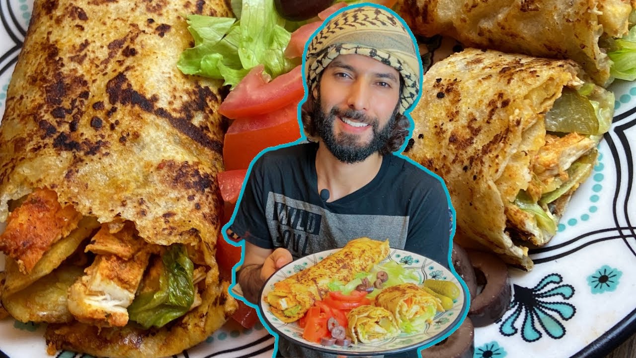 como fazer shawarma de frango rápido e fácil |receita árabe| - YouTube