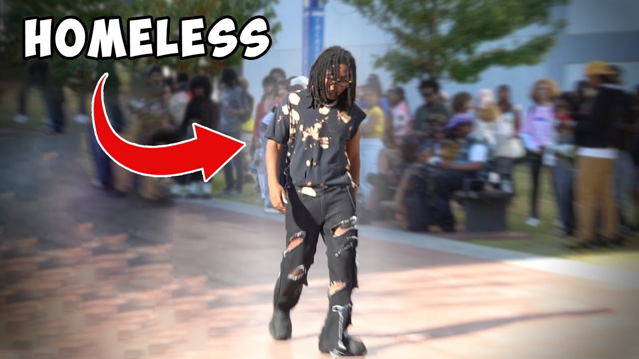 I DRESSED HOMELESS TO A FASHION SHOW - YouTube
