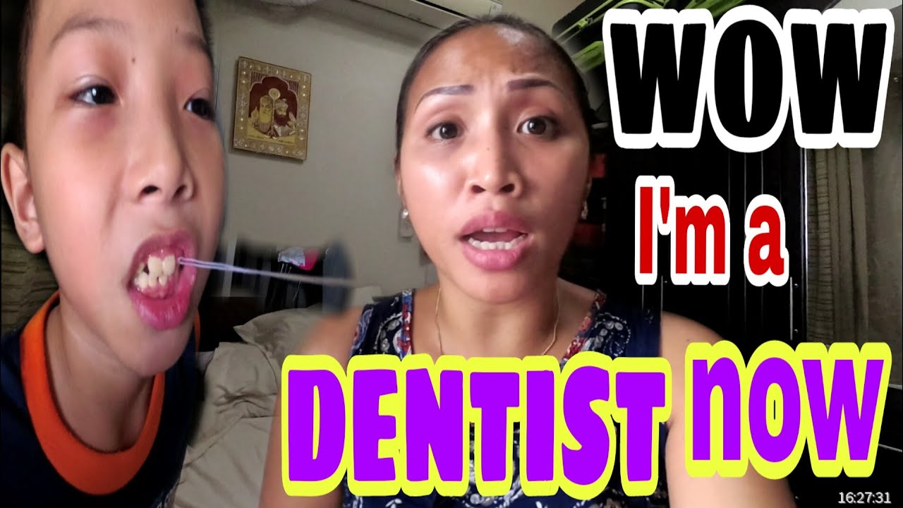 TRADITIONAL FILIPINO STYLE TO REMOVE LOOSE TOOTH😂😂| FILIPINA INDIAN ...