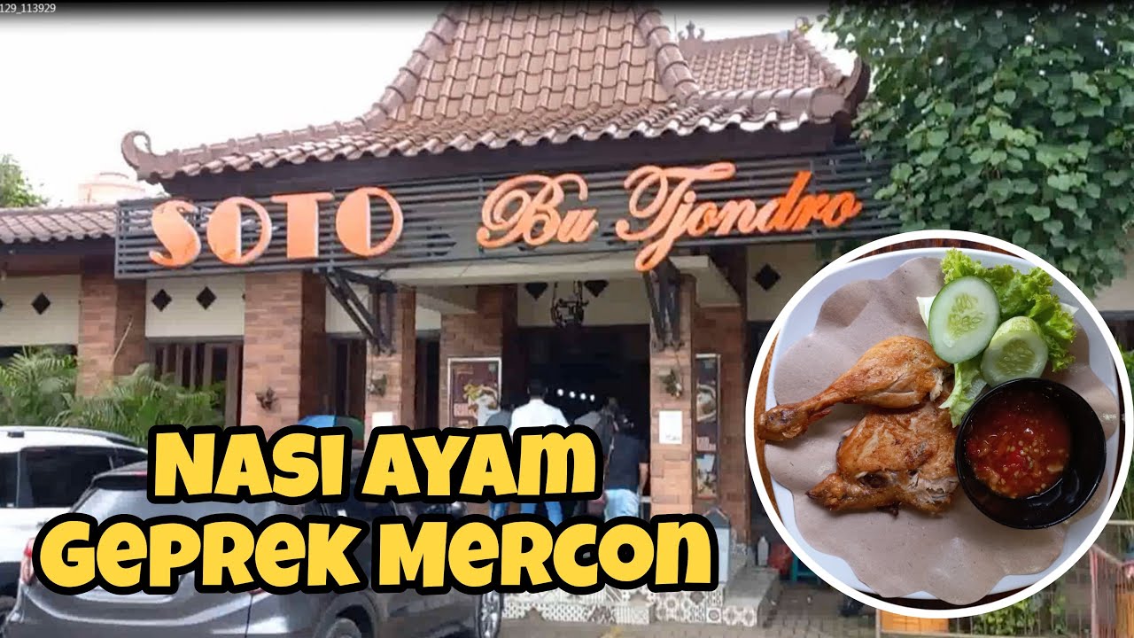 PAKET NASI AYAM GEPREK MERCON||SOTO BU TJONDRO||MENU LENGKAP ||RESTO ...