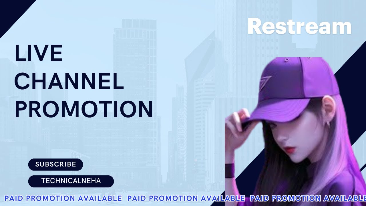 Live Channel Promotion | Get Free Subscriber's|#live #livepromotio ...
