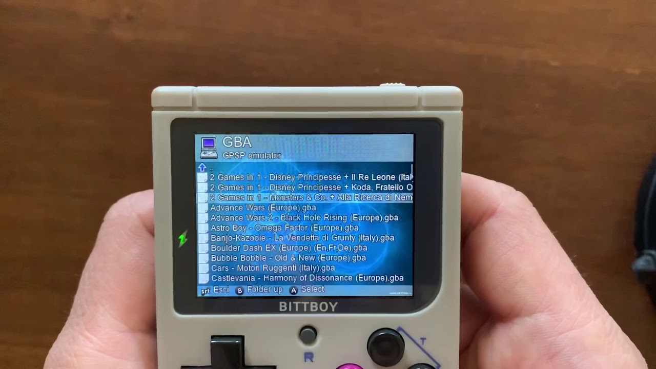 Gameboy Advance Gameplay on BittBoy v3 - YouTube