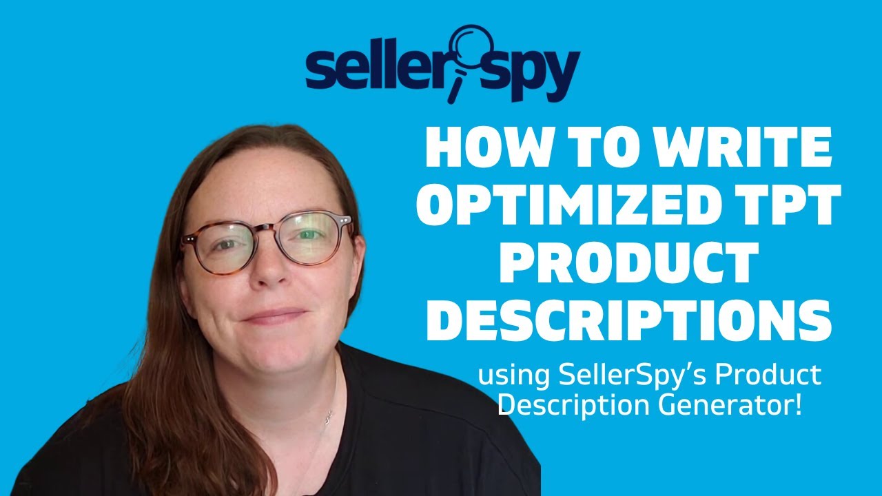 Write a TPT Product Description the easy way! TPT Case Study - YouTube