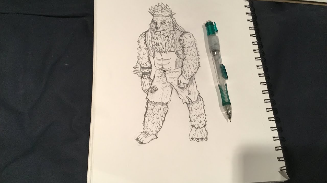 Drawing Dire From Fortnite (speed Drawing) - YouTube