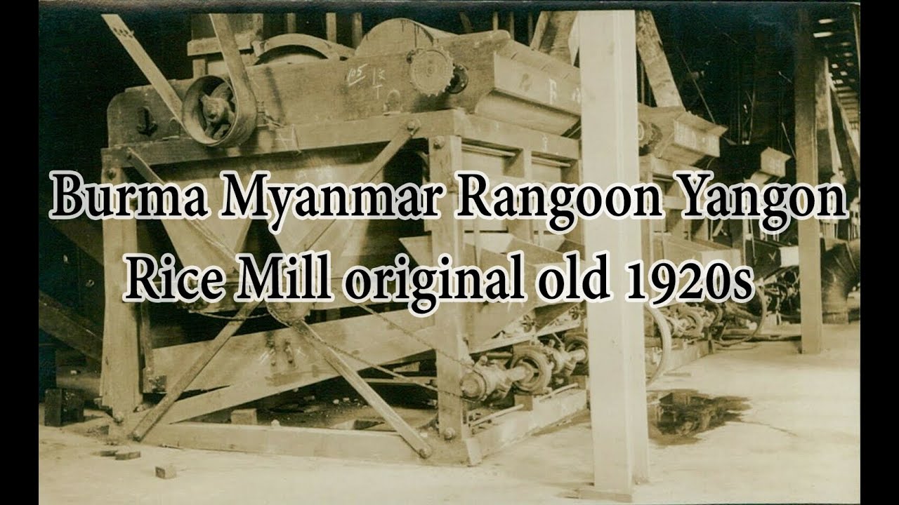 An Old Rice Mill Running On A Very Old Wooden Machine And Still Going ...