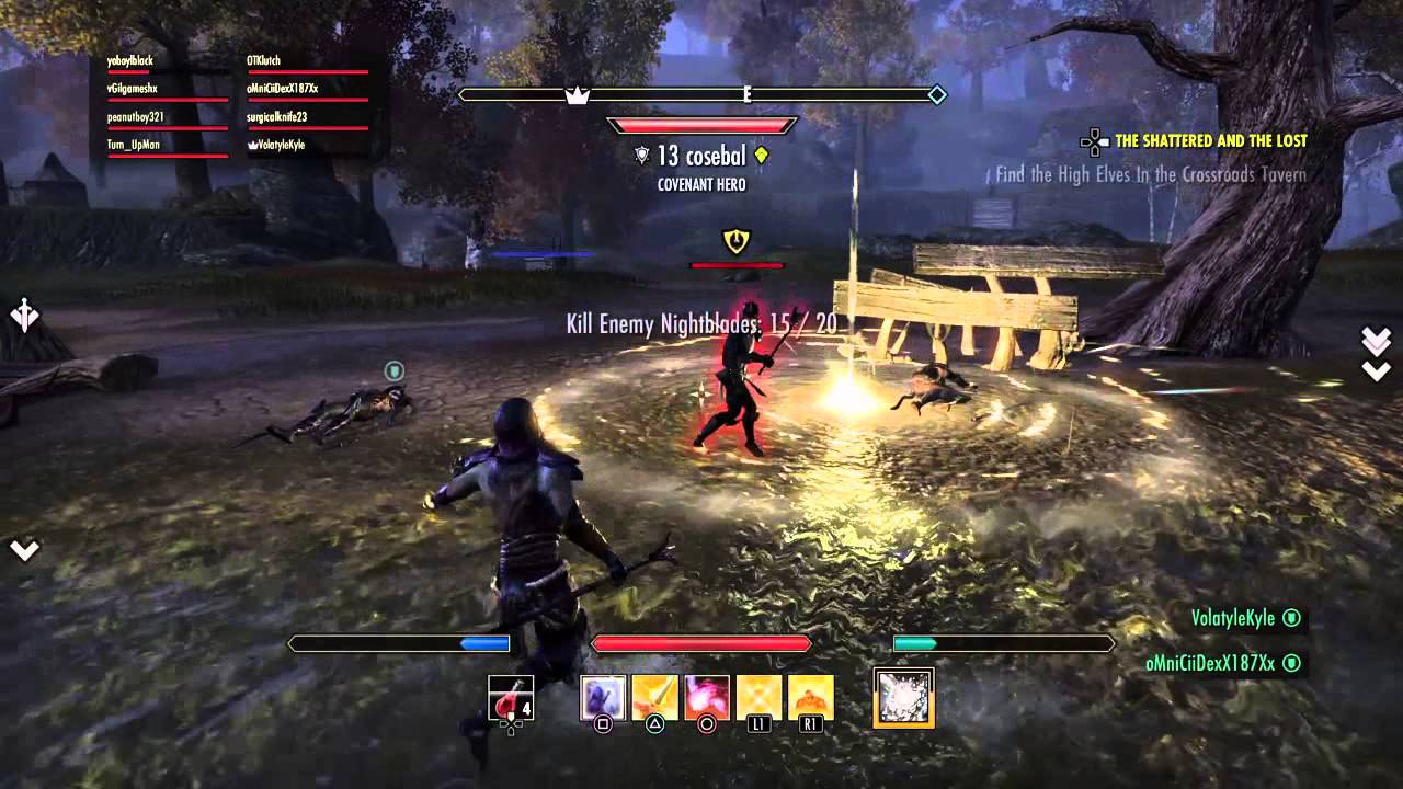 PS4 ESO TEMP DPS PVP - YouTube