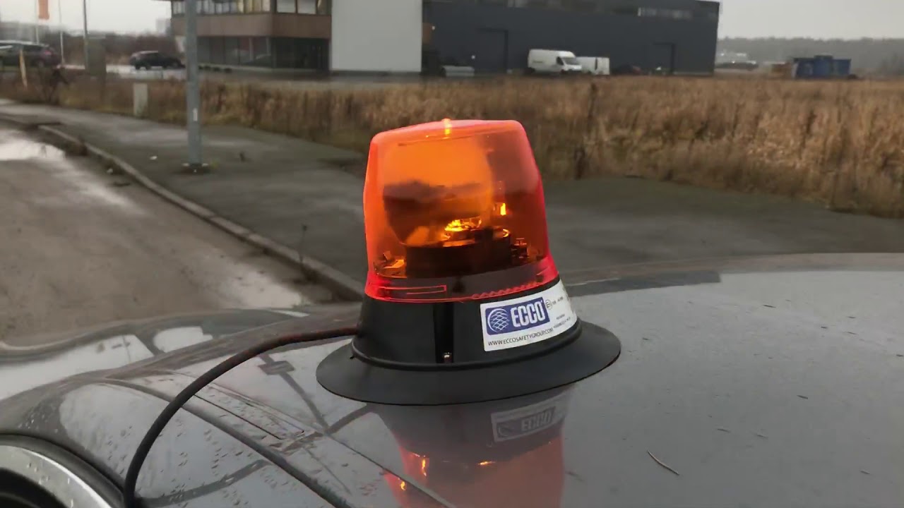 Ecco vision alert pöördvilkur. Rotating beacon - YouTube