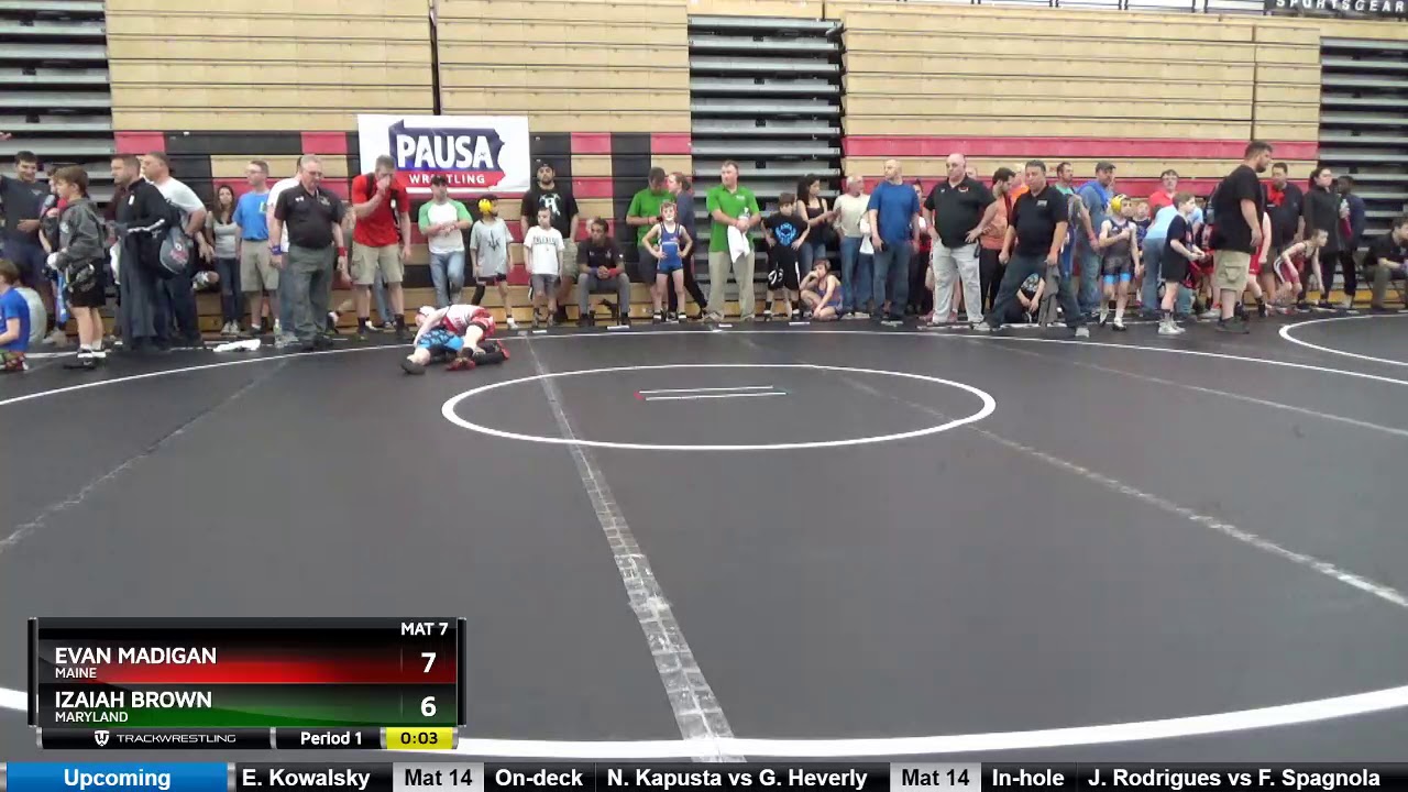 10U 63 Evan Madigan Maine Vs Izaiah Brown Maryland - YouTube