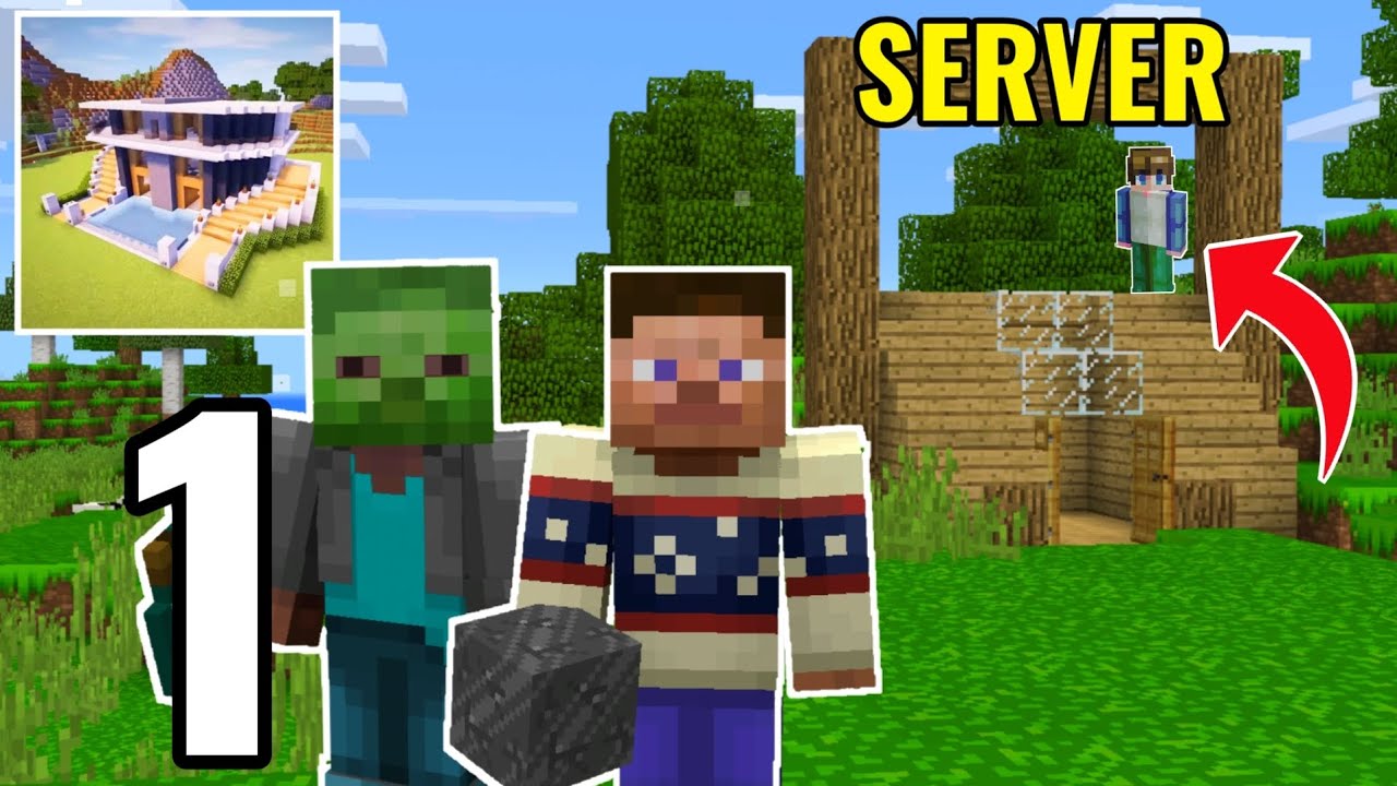 Survival On Server In Craft World Game!?!? Survival Gameplay Part 1 ...