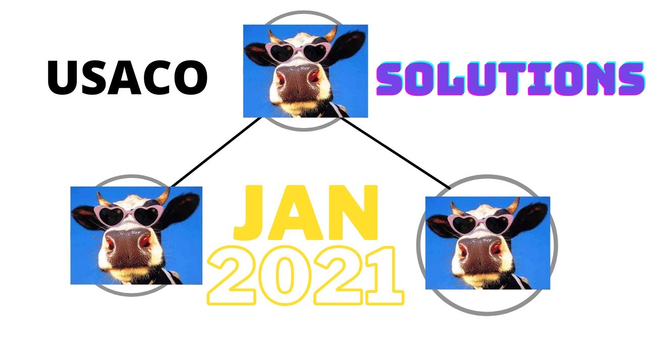 USACO Bronze Jan 2021 EXPLAINED - YouTube