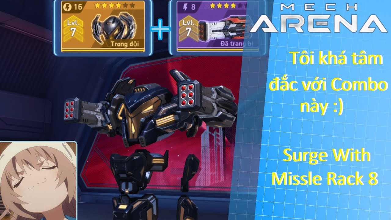 Mech Arena| Surge with Missle Rack 8 ! - YouTube