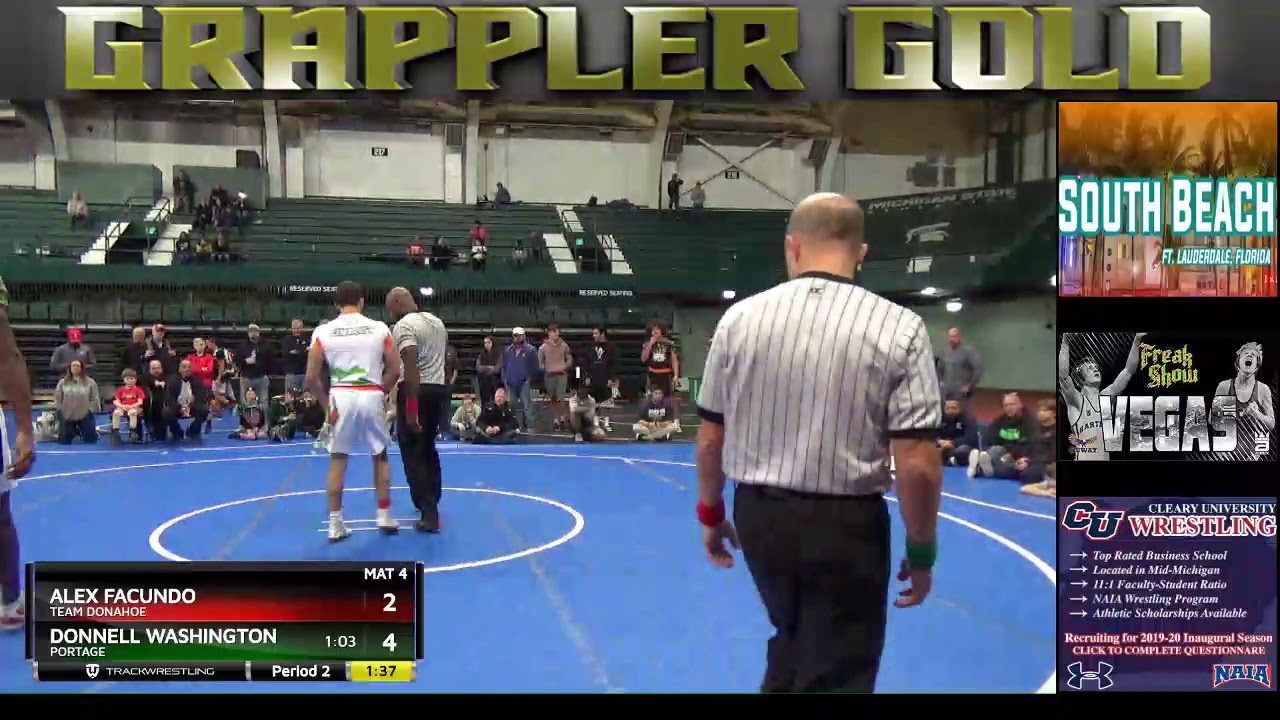 160lb Final, Alex Facundo MI vs Donnell Washington IN - YouTube
