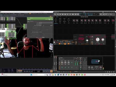 TouchDesigner controlling Bitwig. MediaPipe to PolyGrid - YouTube