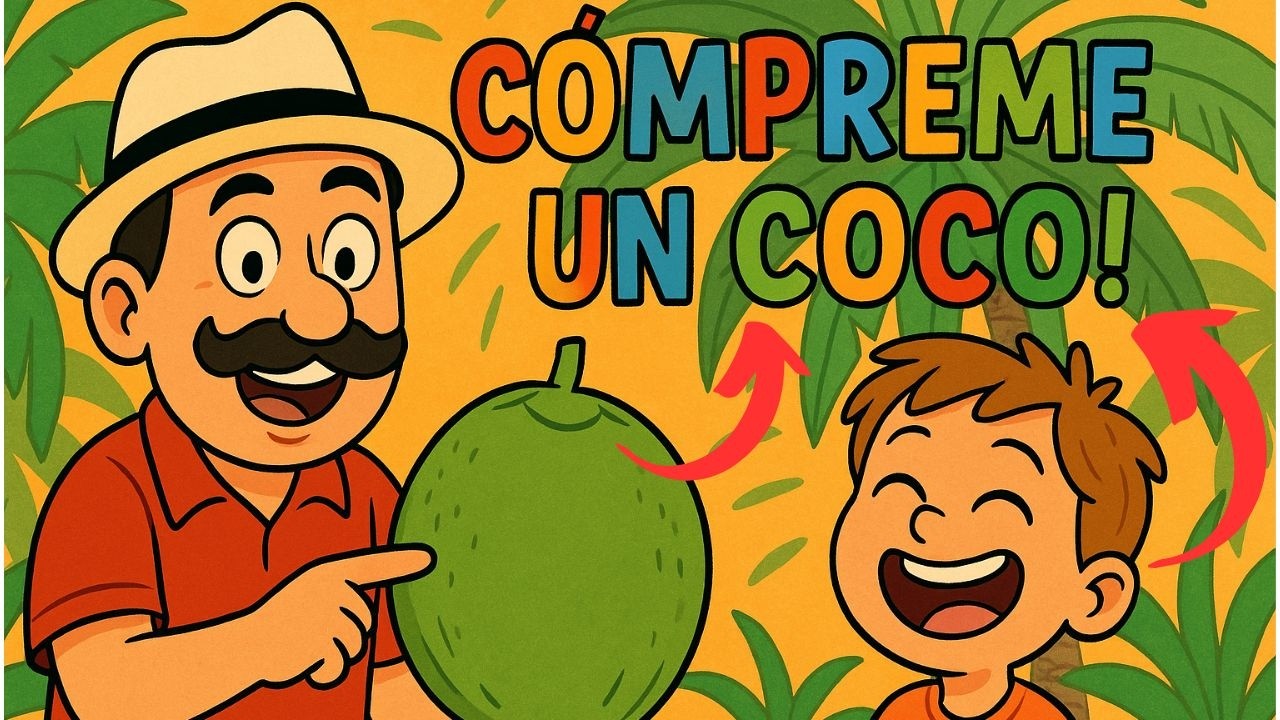 CANCIÓN INFANTIL | para NIÑOS Compadre cómpreme un coco 🍈 ...