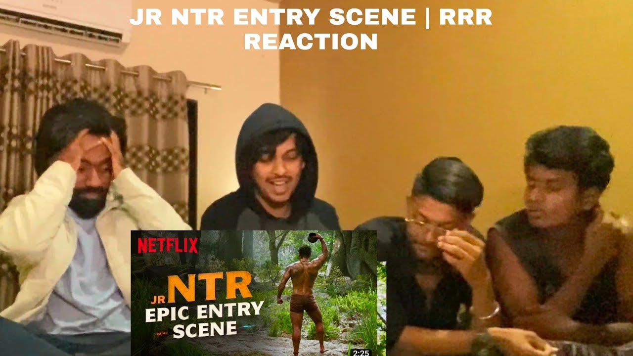 JR NTR ENTRY SCENE | RRR | REACTION - YouTube