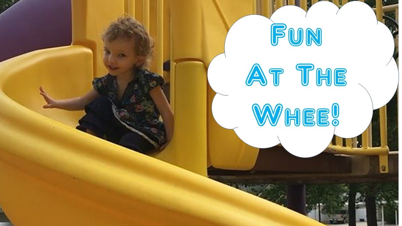 Playground Fun at the Whee Slides for Toddler & Babies - YouTube