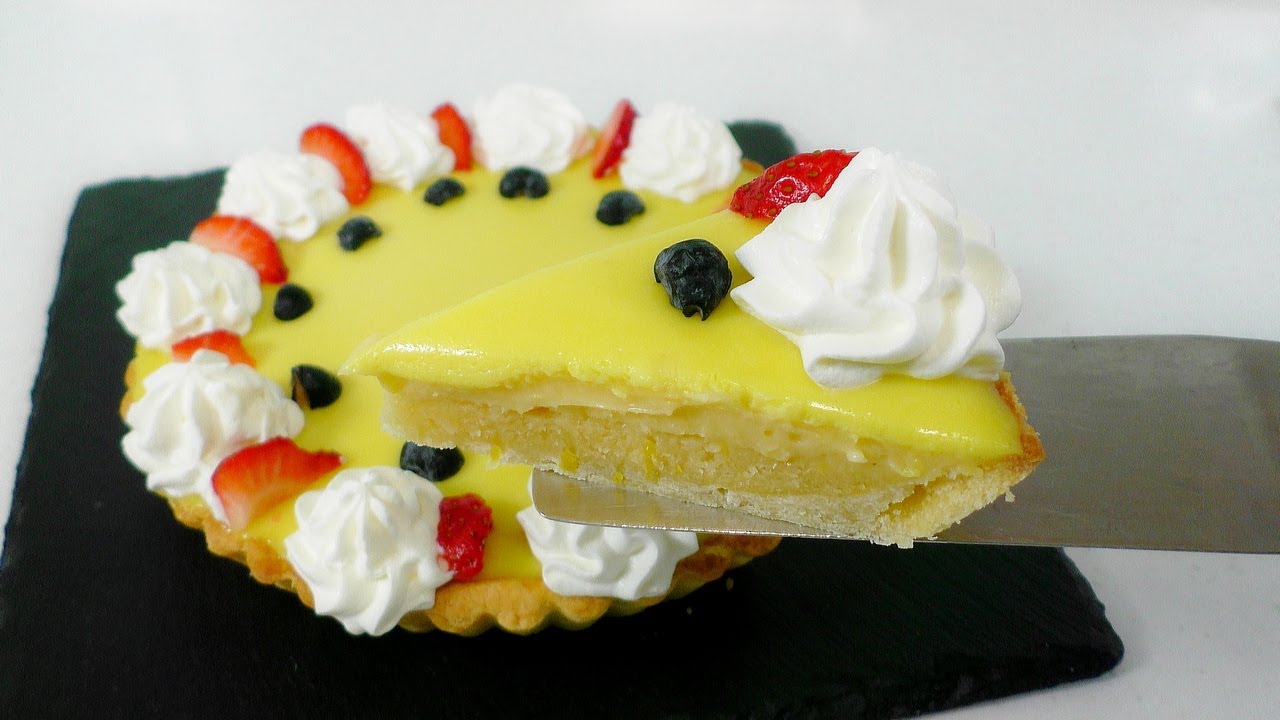Delicious Lemon Cake Recipe / Lemon Tart Anyone Can Cook - YouTube