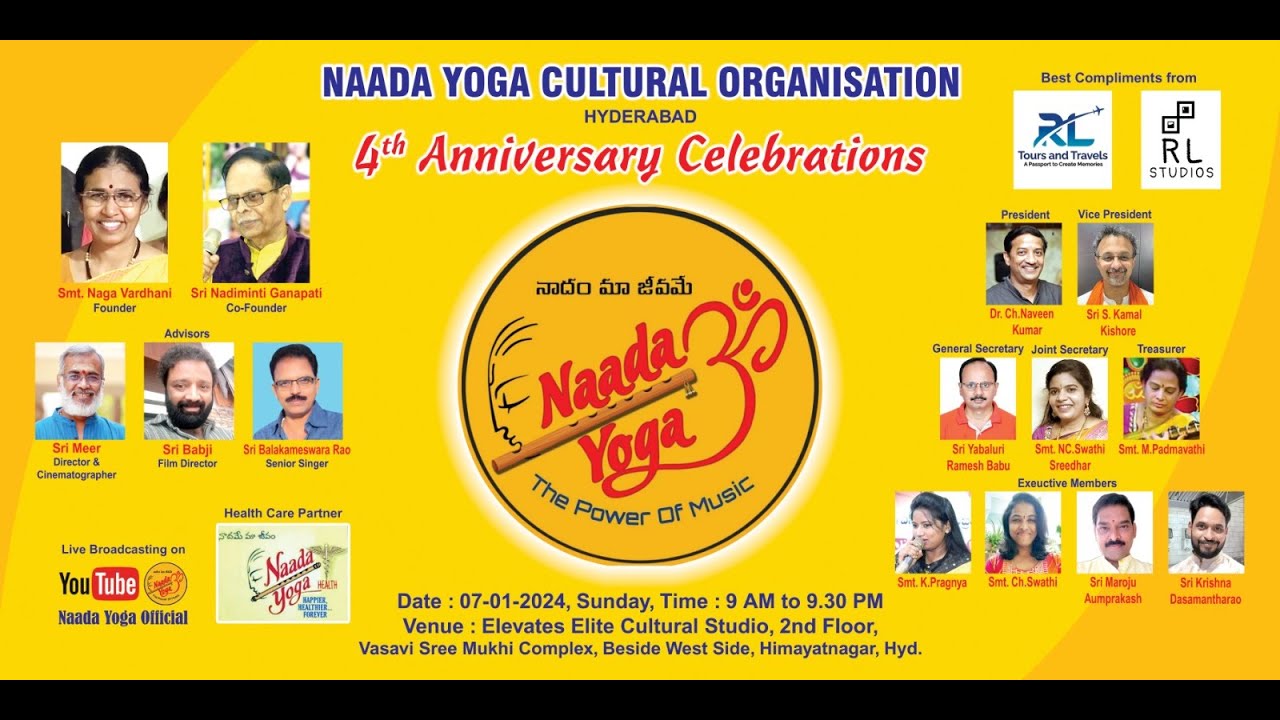 Naada Yoga Cultural Organisation | 4th Anniversary Celebrations Part 2 ...