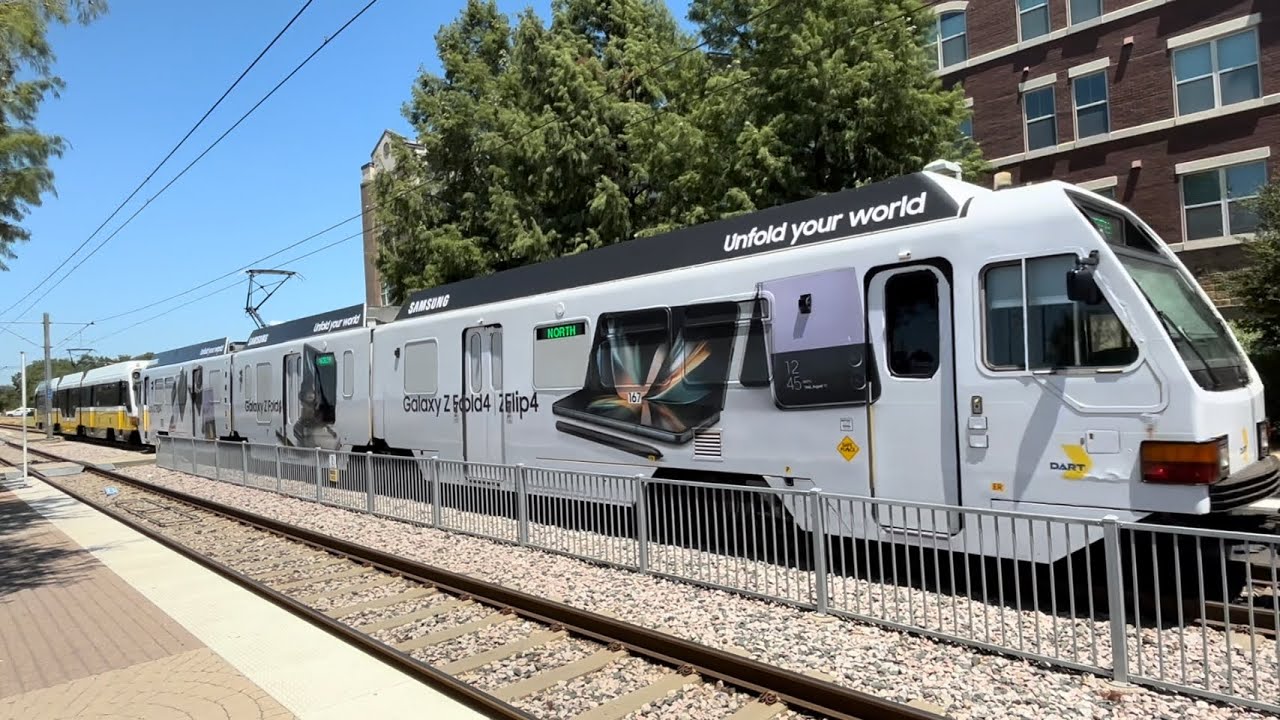 Dallas Area Rapid Transit (DART) Trains - August 18, 2024 - YouTube