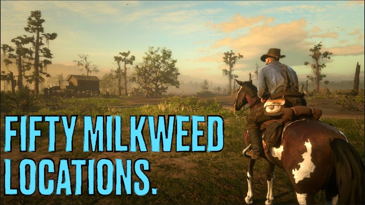 Red Dead Redemption II. 50 Milkweed Locations. - YouTube