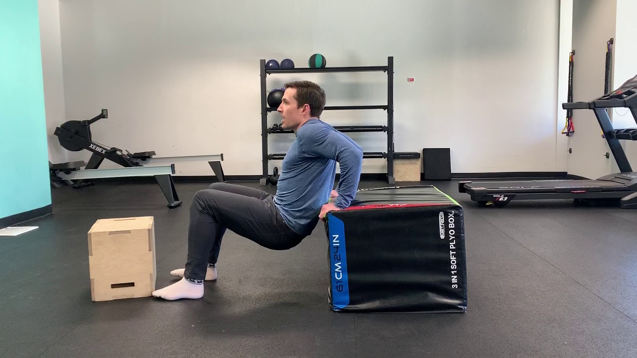 Tricep Dip on a Box - YouTube