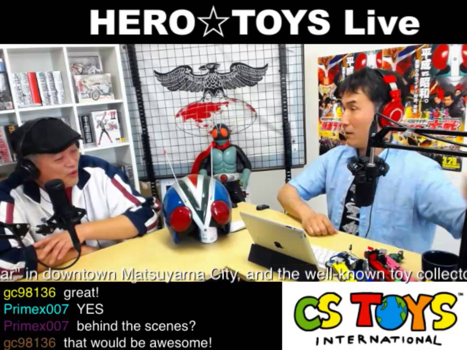 【HERO☆TOYS Live!】Wakafuji Collection: Riderman Mask 20140508 02 - YouTube