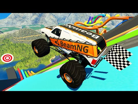 Slant Of Death Jumps & Crashes #5 | BeamNG Drive Gameplay #91 | Live Stream