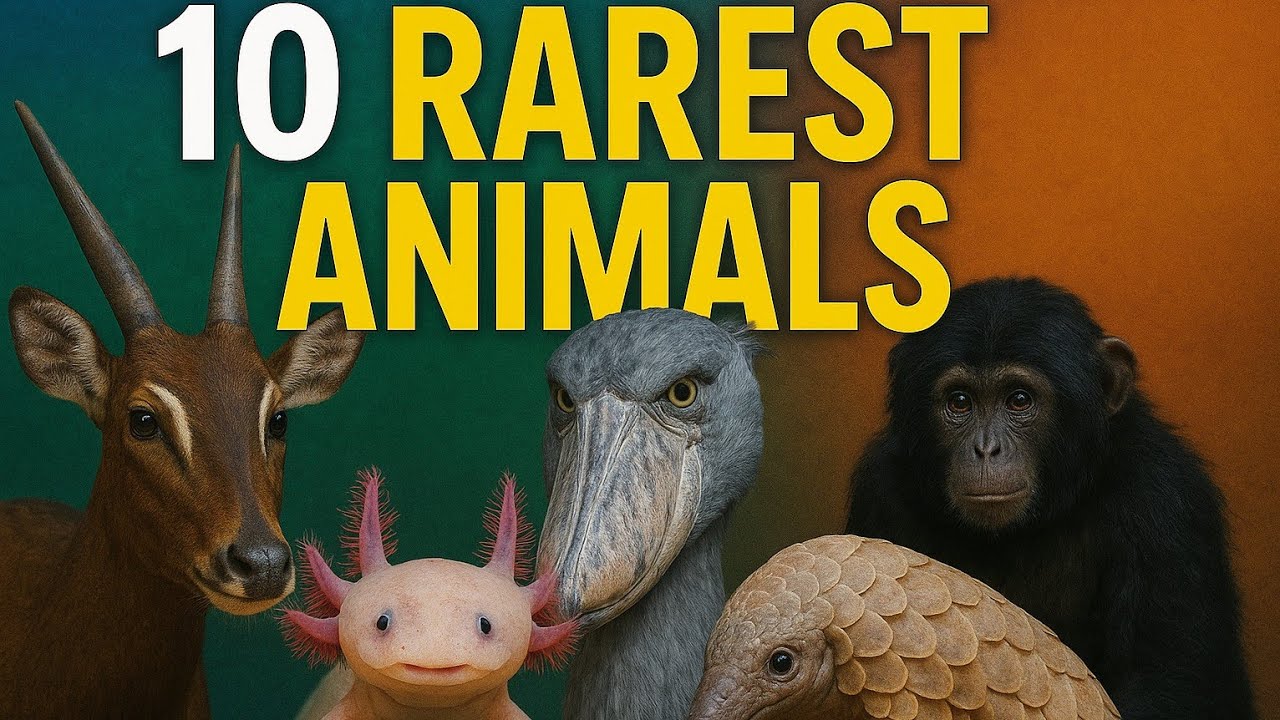 ⭕"Discover the 10 Rarest Animals on Earth!" - YouTube