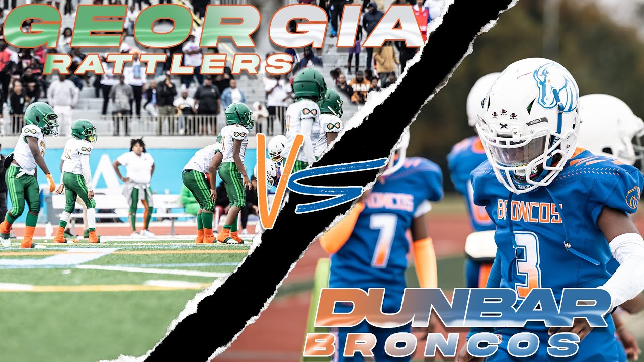 City of Atlanta 10u Championship (Georgia Rattlers vs Dunbar Broncos ...