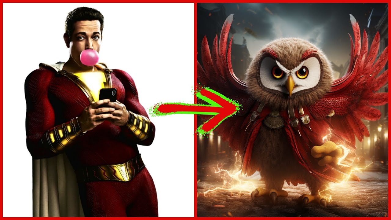 SUPERHEROES but OWLS 🦉💥 Characters Marvel & DC - YouTube