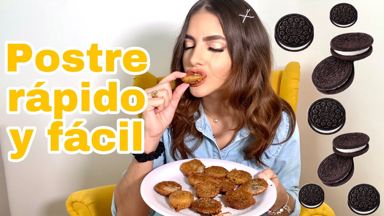 Cómo hacer OREOS FRITAS, postre rico y fácil - Aldy Bernard - YouTube