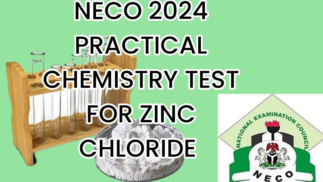 NECO Practical Chemistry test for ions in zinc chloride - YouTube