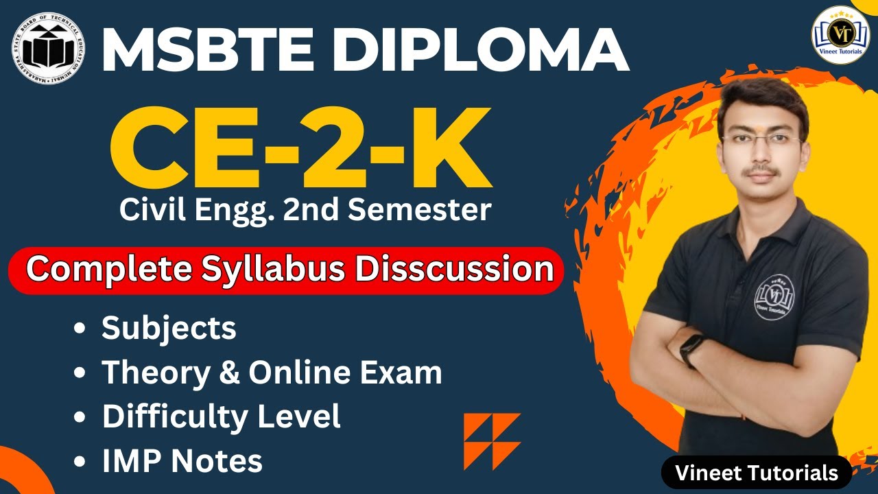 CE2K | Diploma in Civil Engineering 2nd Semester Syllabus Discussion ...