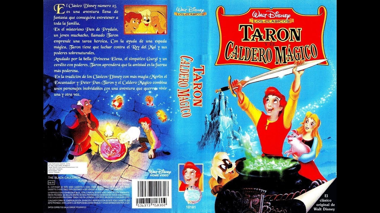 El caldero mágico - VHS Disney (Televideo Perú 1996) - YouTube