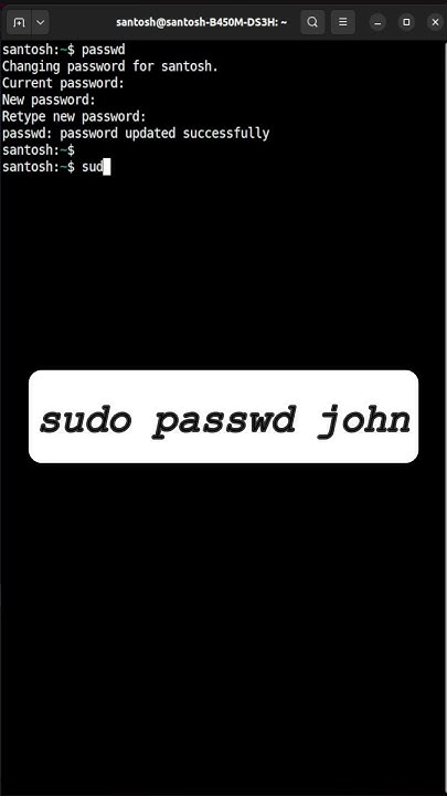 Learn Unix Passwd Command In 60 Seconds Unix Commands For 
