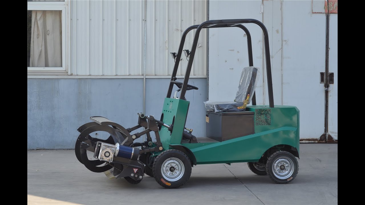 Dairy Cow Farm Use Electric Feed Pusher With 48V/60V Lithium Battery ...