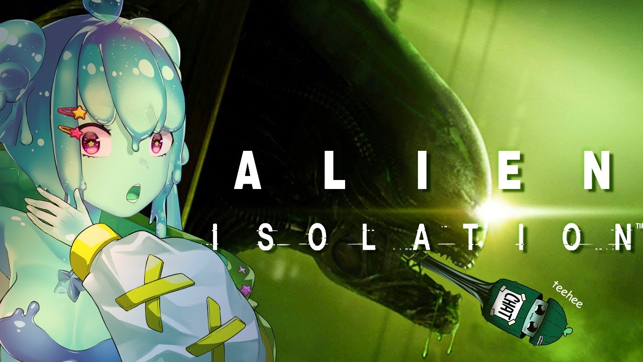 [🔴ALIEN ISOLATION ] bratty slime has an intrusive thought: imma smooch ...
