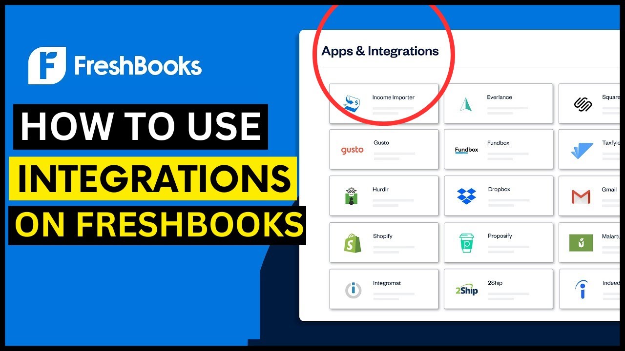 How to Use Integrations on FreshBooks for Free | How to Enable ...