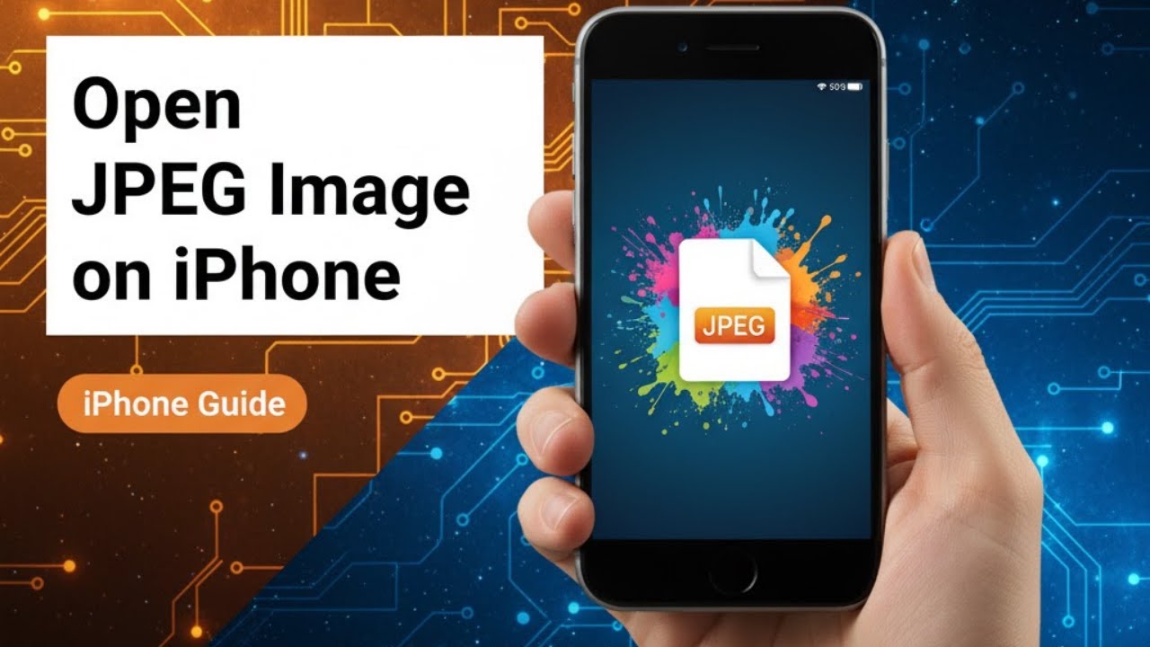 How to Open jpeg image in iPhone - YouTube