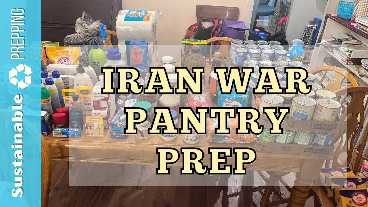 Iran War Pantry Prep Wal-Mart Haul - YouTube