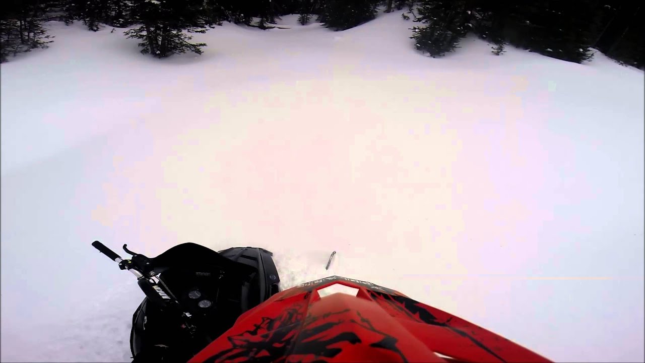 Hill climb on turbo sled. - YouTube