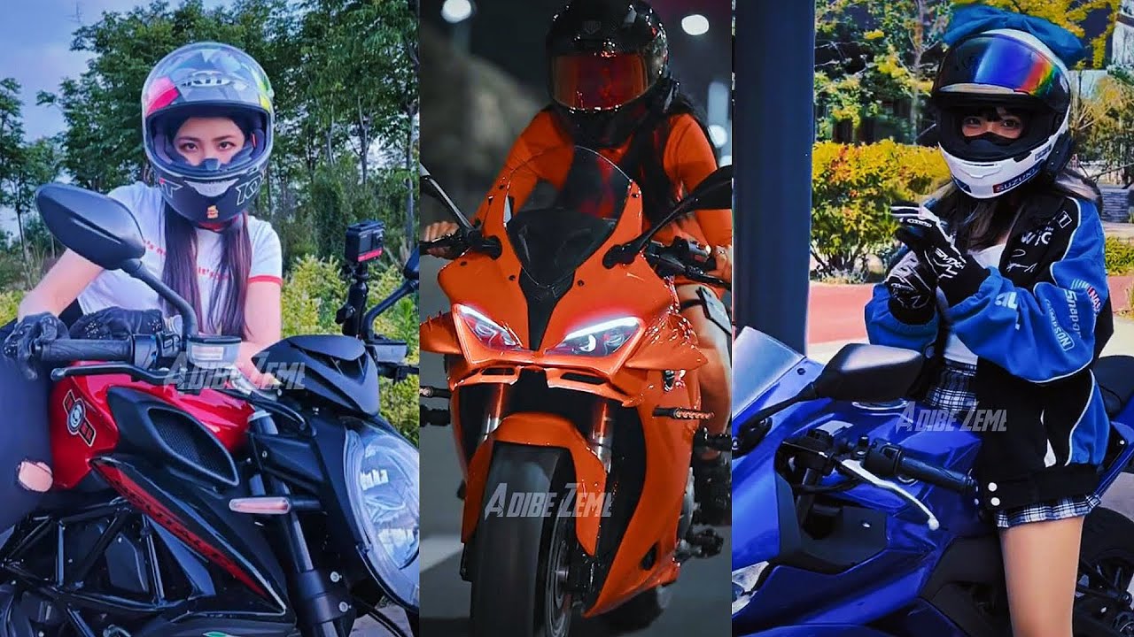 Biker girl's #2 | tik tok trending | Adibe Zeme - YouTube