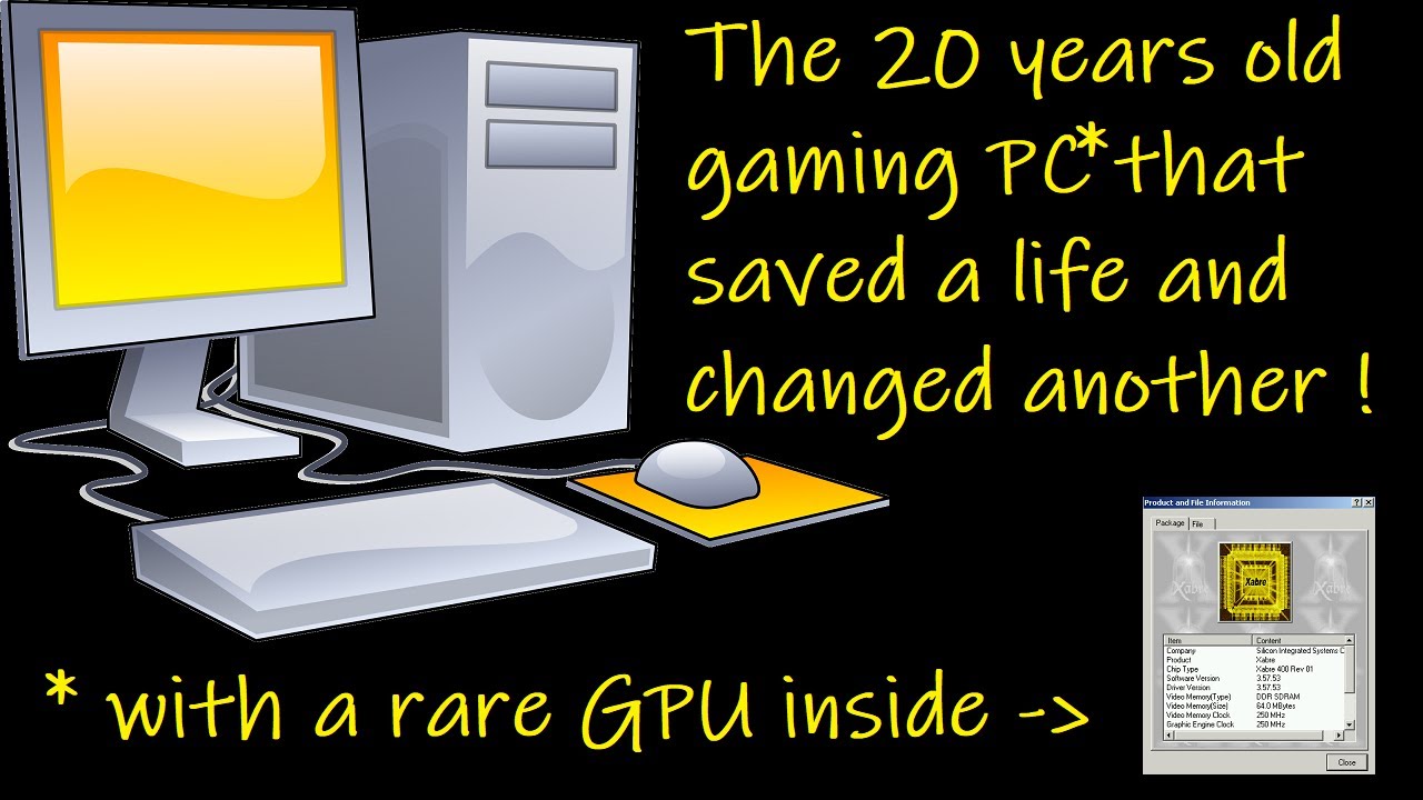 This 20 years old gaming PC saved a life and changed another !!! - part ...