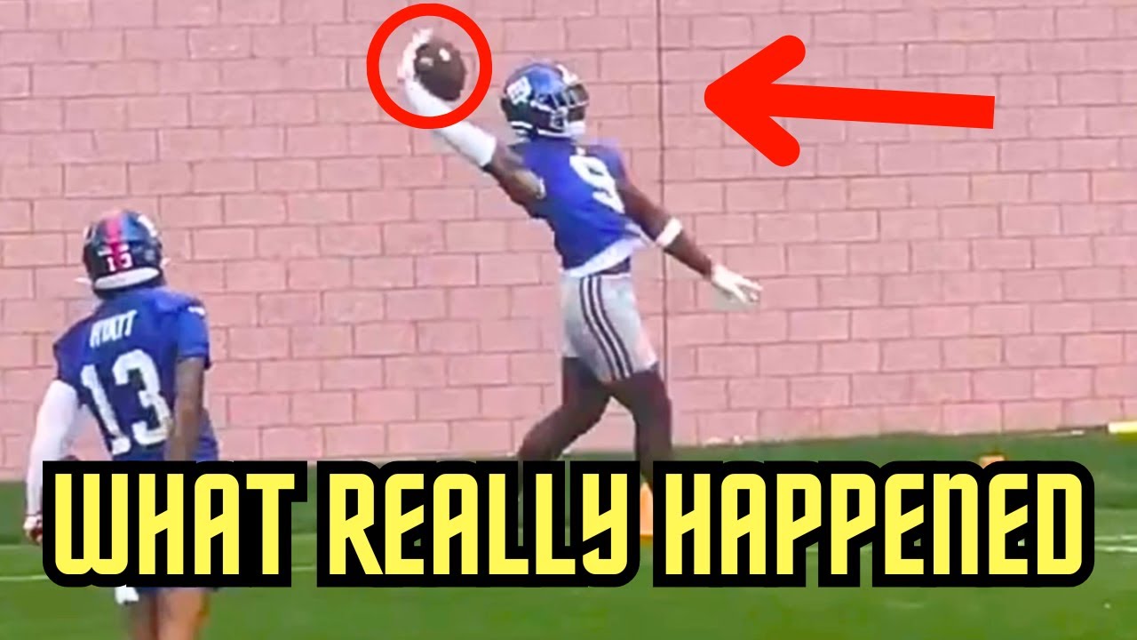 Malik Nabers NASTY Catch At New York Giants Minicamp OTAs - FILTHY ...