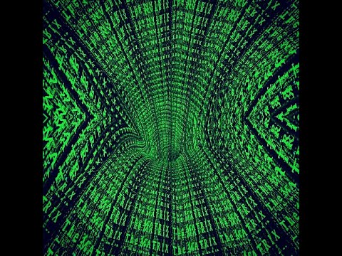 Mirror matrix interface quantum technology and my hand entering its ...