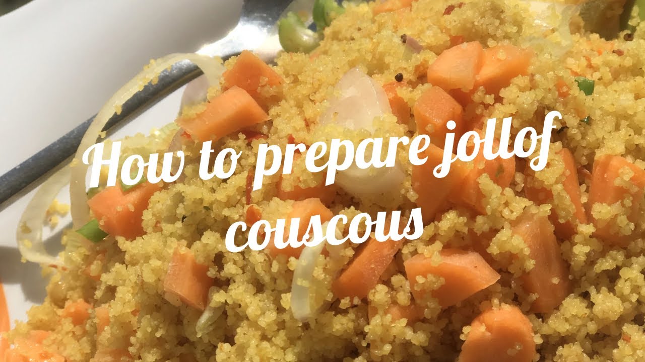 HOW TO PREPARE COUSCOUS ||SIMPLEST WAY TO PREPARE COUSCOUS||5MINS MEAL ...