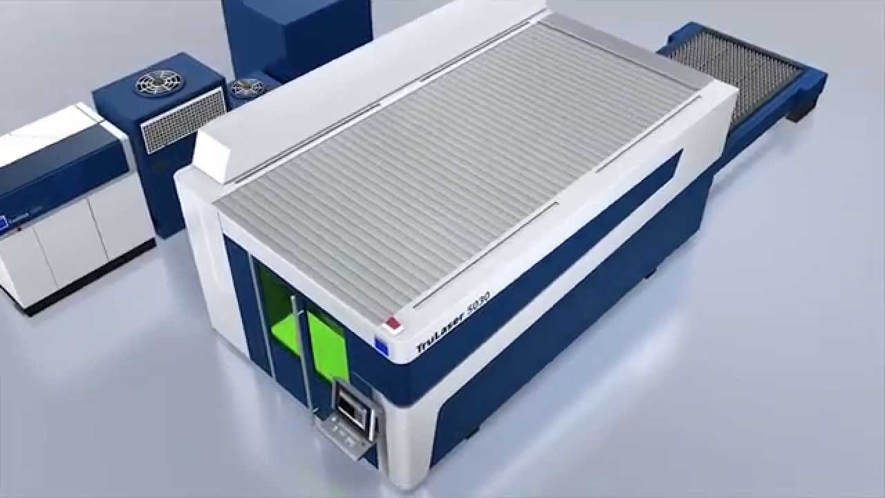 TRUMPF laser cutting: TruLaser 5030 fiber (2013) - The machine's ...
